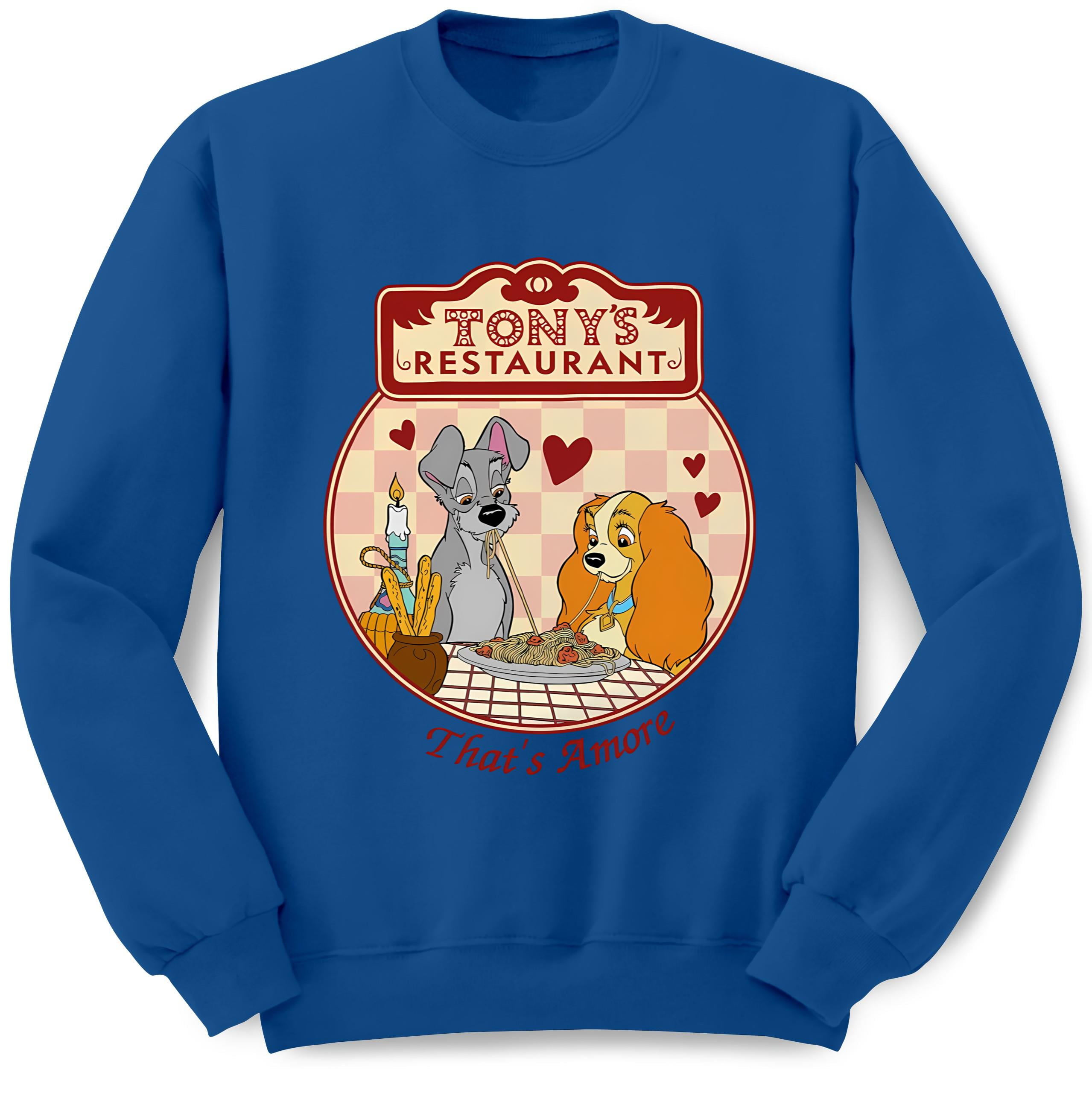 Cartoon Character Graphic Tee, Restaurant of Tony Fan Shirt - Walmart.com