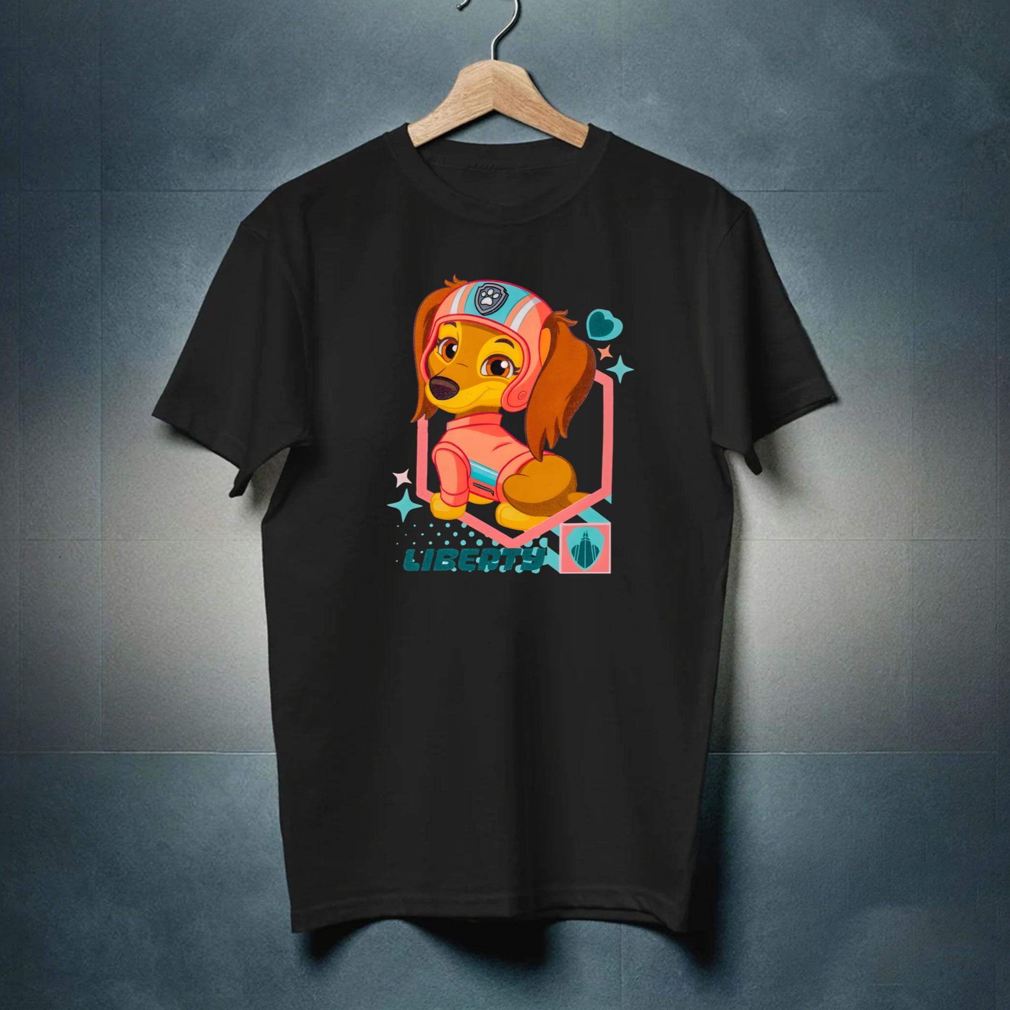Cartoon Character Graphic Tee, Streetwise Pup Design Shirt - Walmart.com