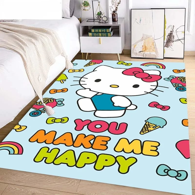 Cartoon Character Hello Kitty Carpet Living Room Sofa Kitchen Table ...