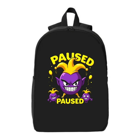 Cartoon Character Laptop Backpack - Fits 15 " Laptop & iPad Purple Body ...