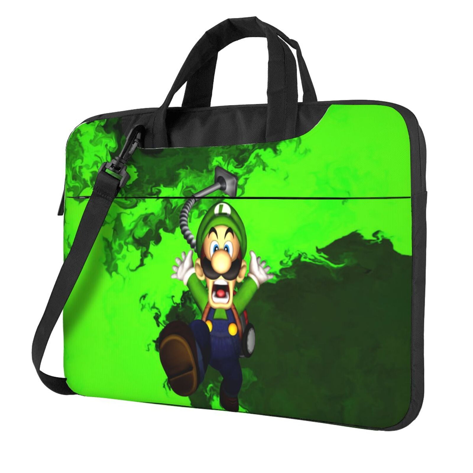 Cartoon Character Luigi's Mansion Laptop Bag Portable Shoulder Laptop ...