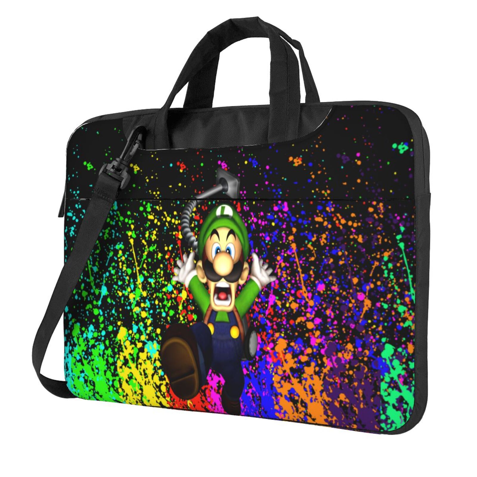 Cartoon Character Luigi's Mansion Laptop Bag Portable Shoulder Laptop ...