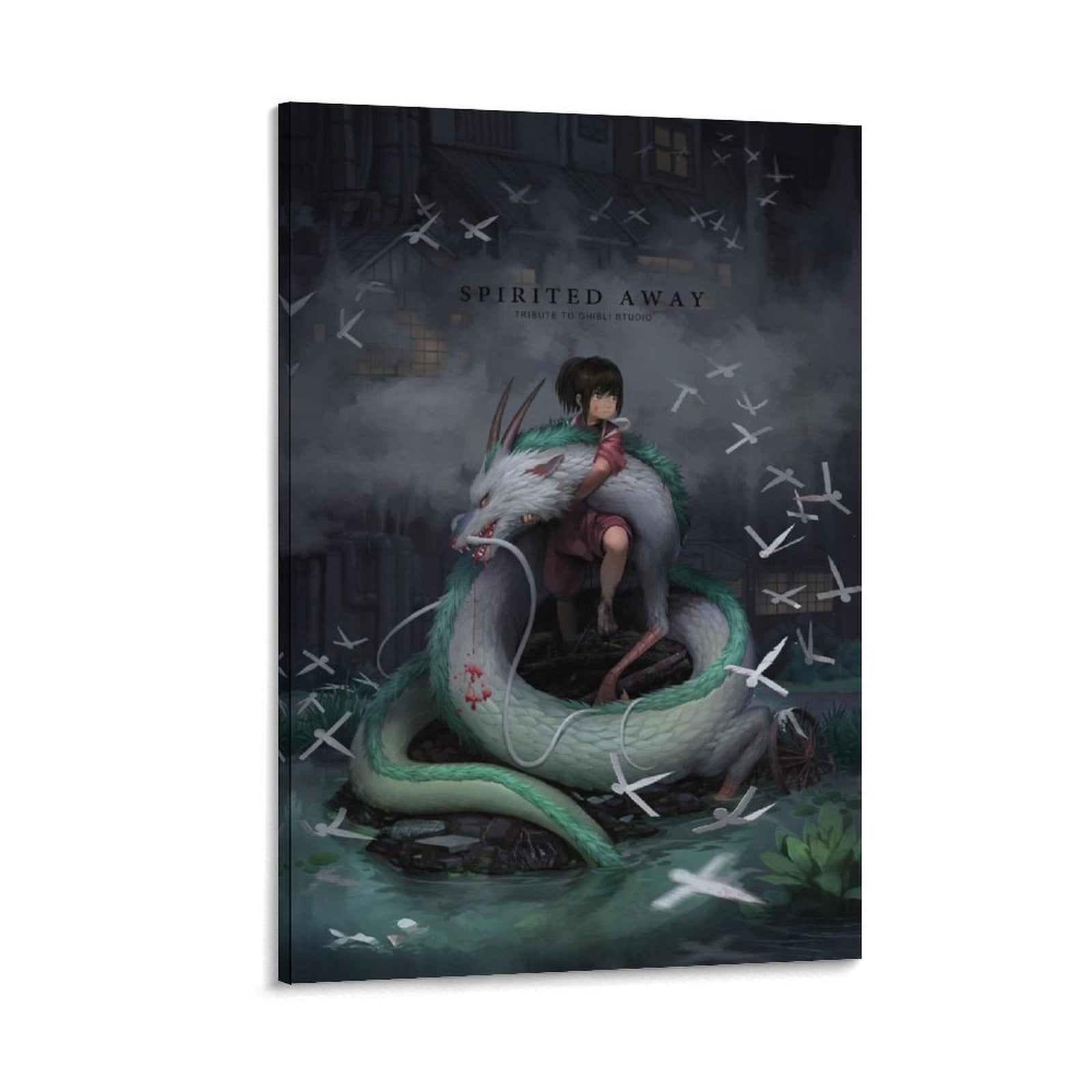 Cartoon Character Poster Hayao Miyazaki Spirited (103) Canvas Wall Art ...