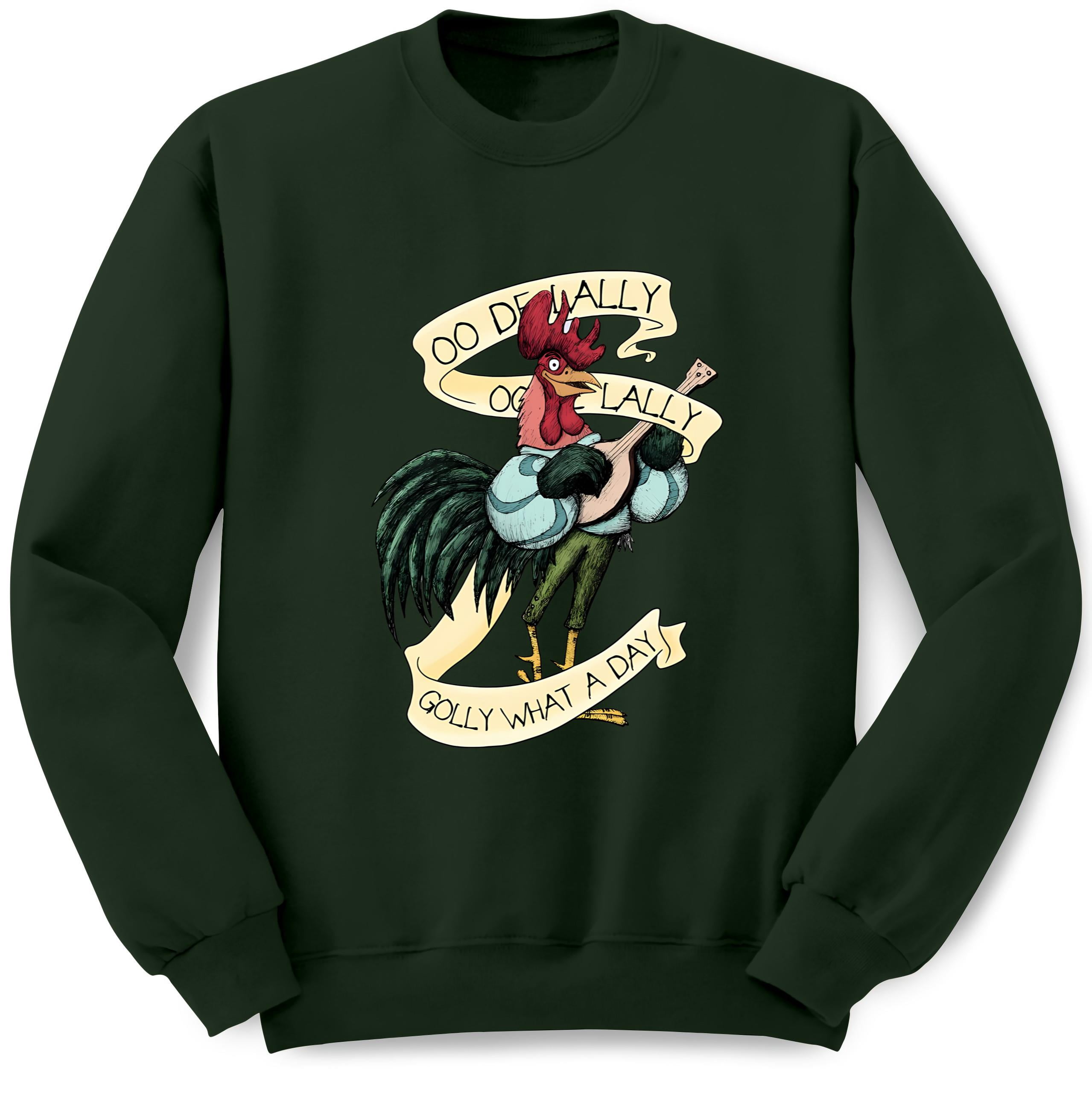 Cartoon Character Rooster Design Shirt, Unisex Graphic Tee - Walmart.com