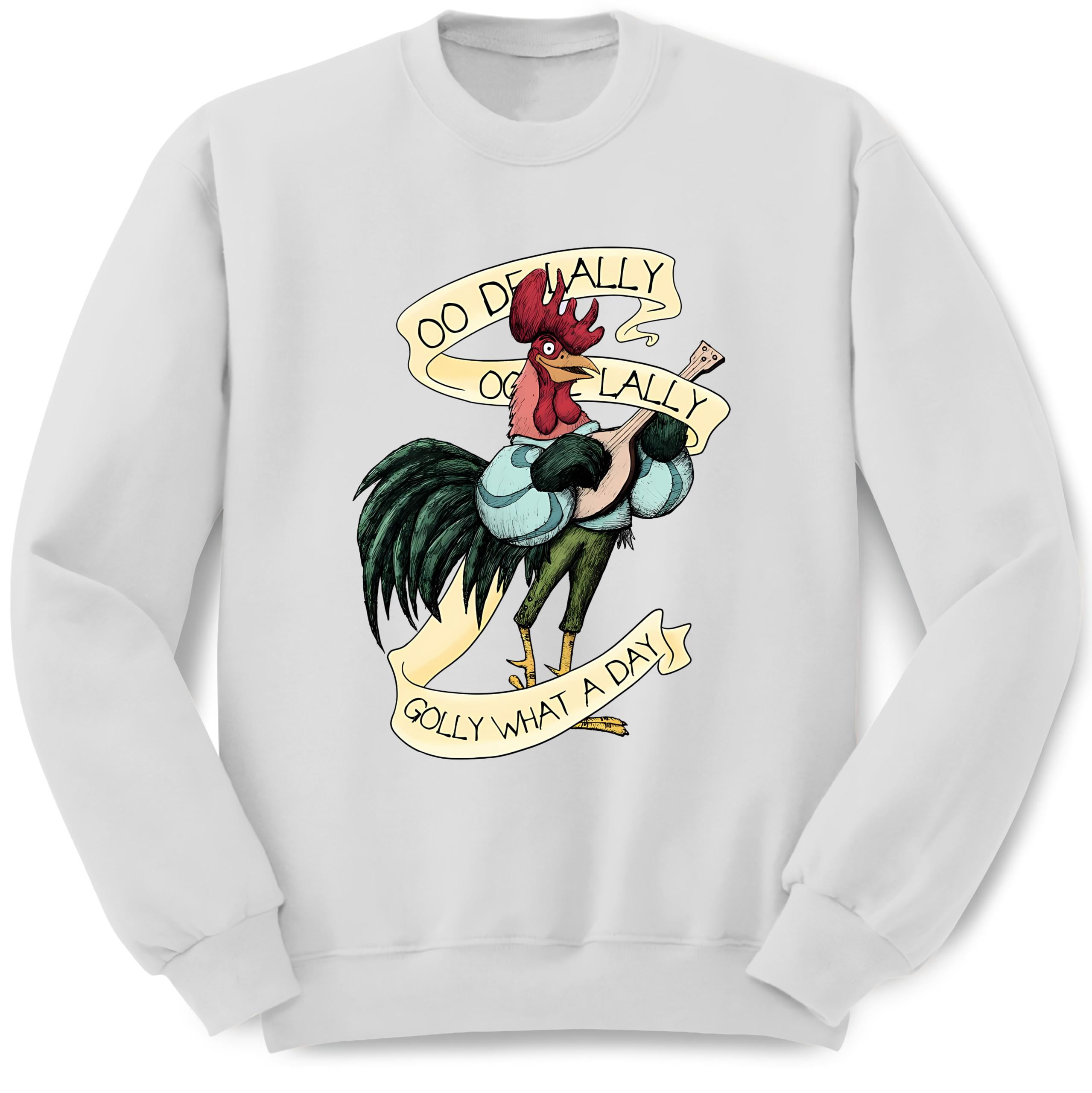 Cartoon Character Rooster Design Shirt, Unisex Graphic Tee - Walmart.com