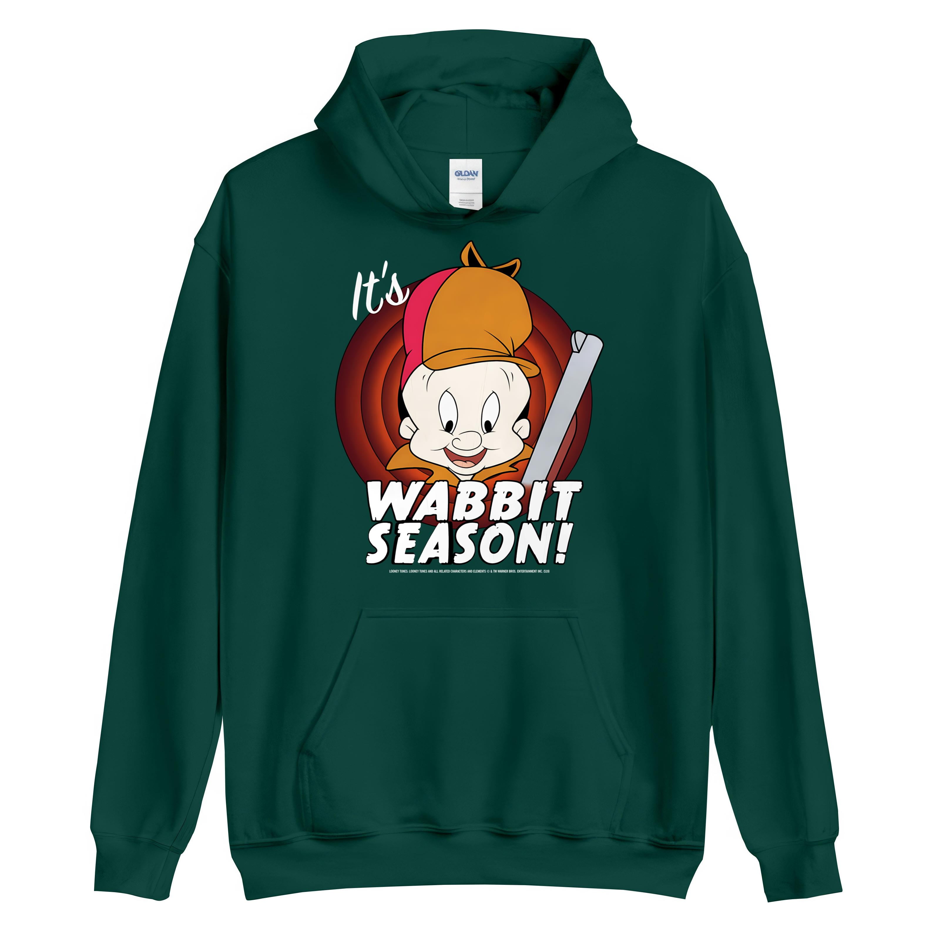Cartoon Characters Wabbit Season Graphic Shirt, Fun Animated Style Tee ...