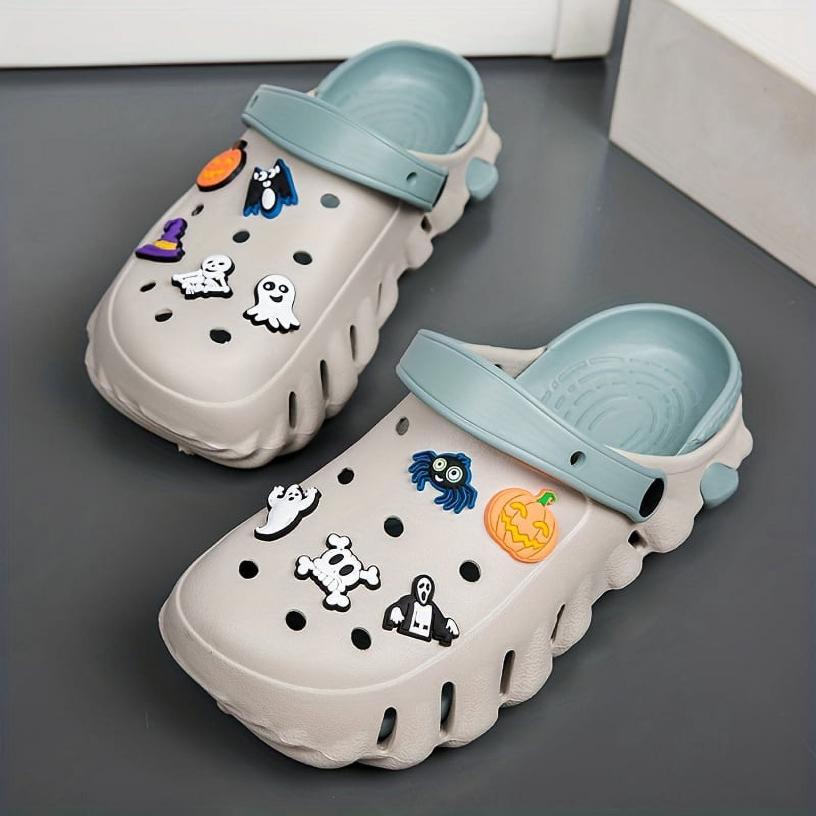 Cartoon Charmed Clogs Casual Soft-Sole Slip-On for Outdoor Comfort ...
