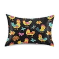 Cartoon Chicken Butterfly Pattern Standard Size Satin Pillowcase 20 ...