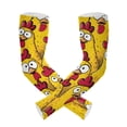 Cartoon Chickens Pattern UV Protection Cooling Arm Sleeves, Compression ...