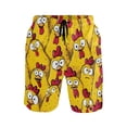 Cartoon Chickens Their Bodie Pattern Mens Swim Trunks Quick Dry Board ...