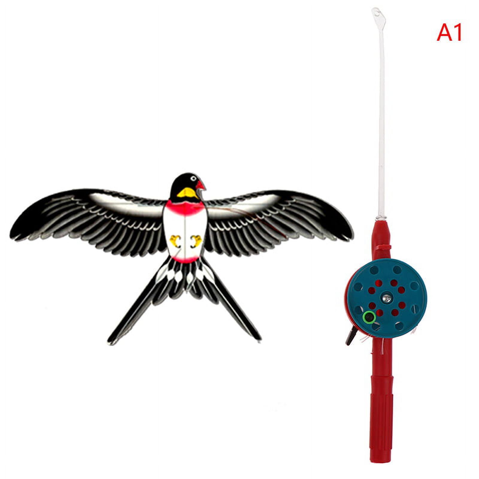 Cartoon Children Kite Mini Plastic Toys Kite + 40cm Hand Brake Fishing ...
