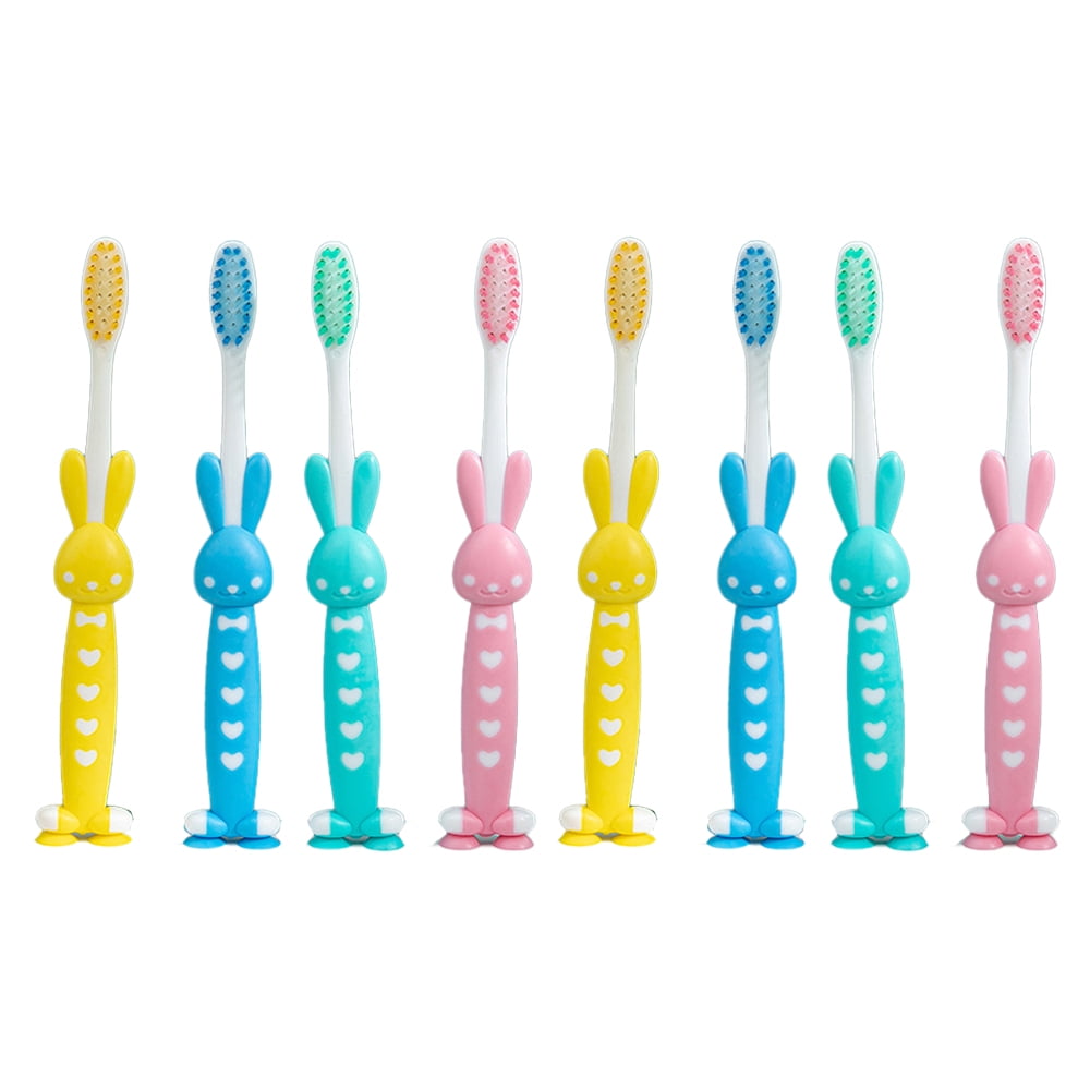 Cartoon Children Toothbrush Bamboo Charcoal Soft hair Silica Gel Cute ...