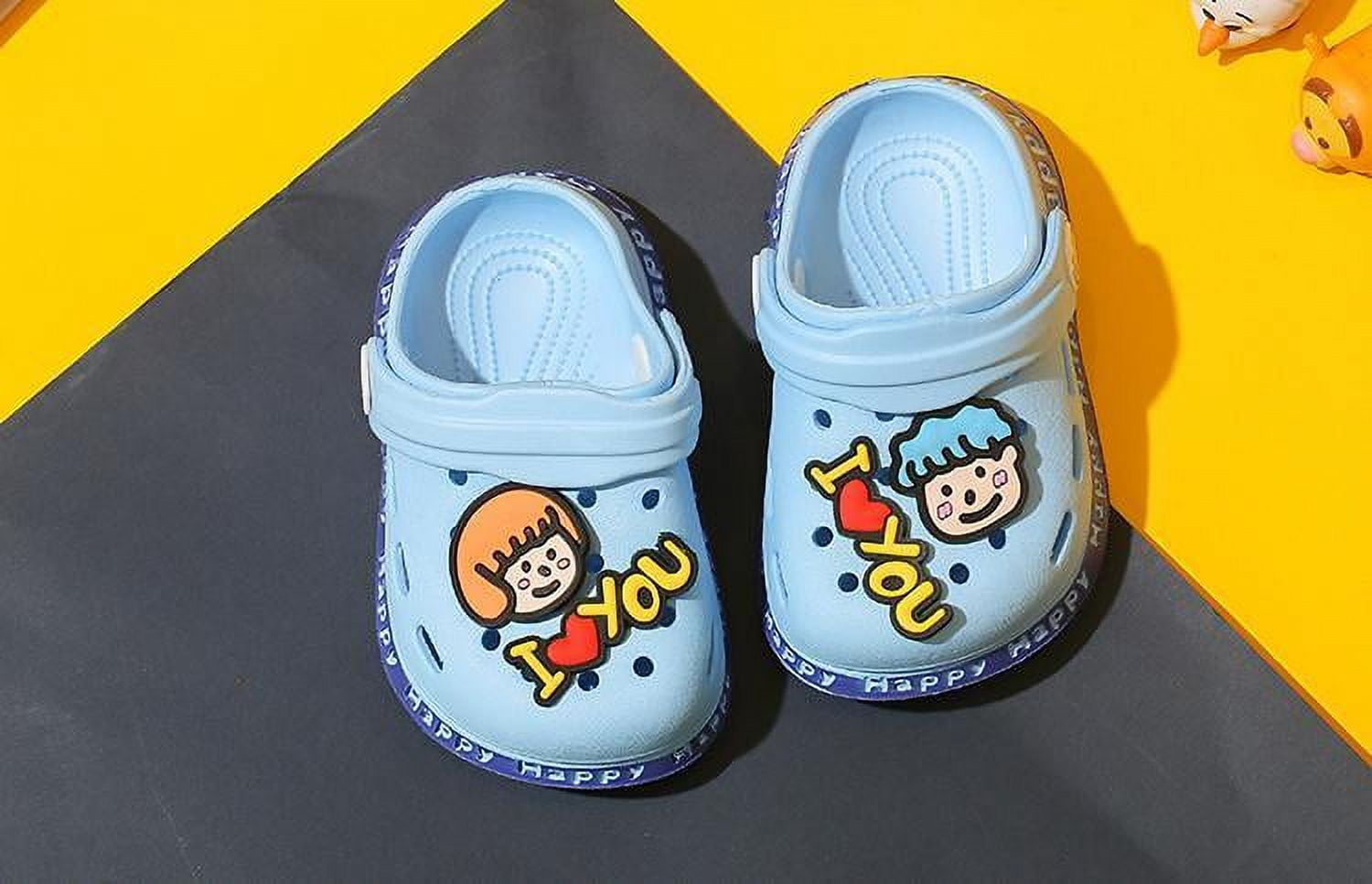 Cartoon Children's Classic Wooden Cartoon, Light Garden Shoes, Sandals ...