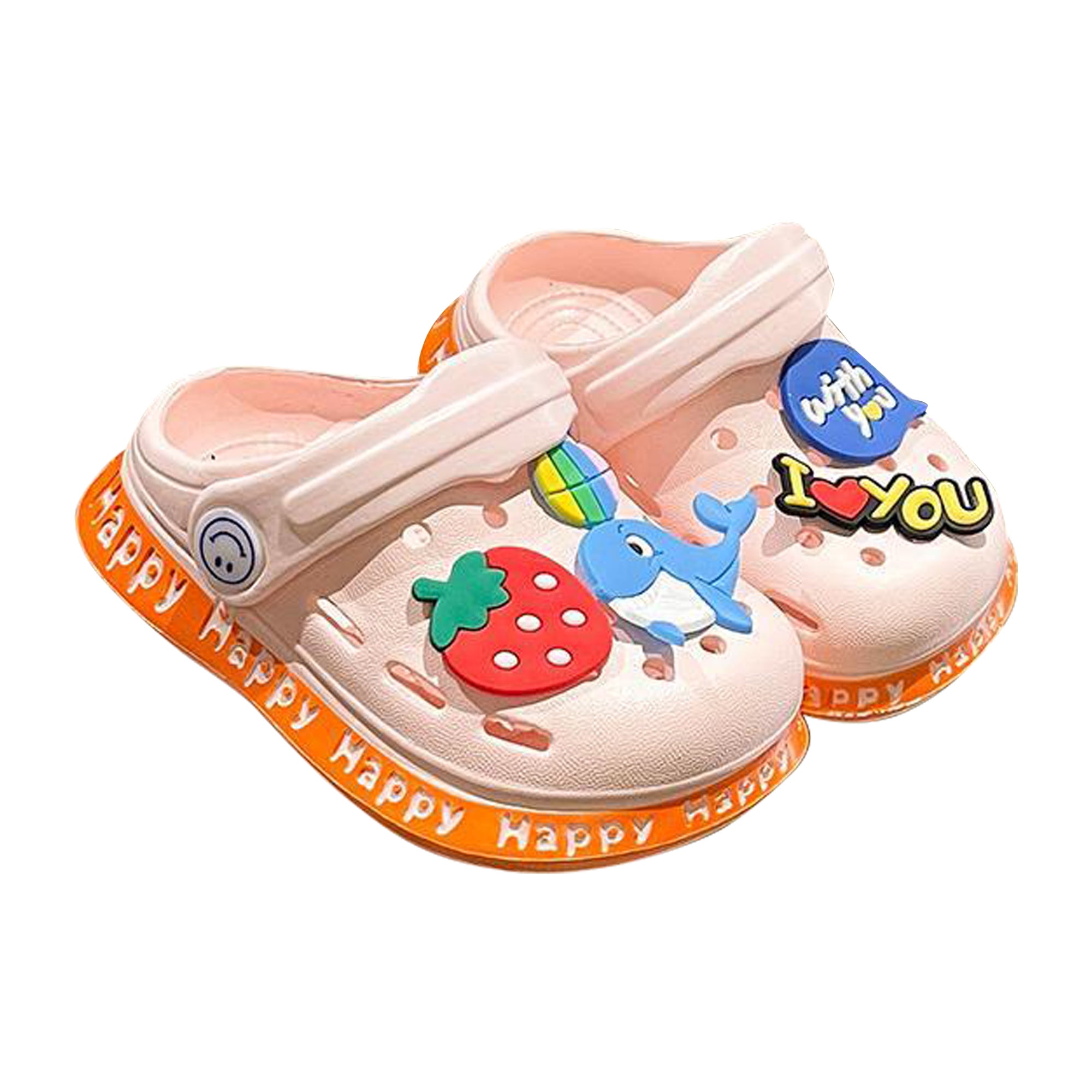 Cartoon Children's Classic Wooden Cartoon, Light Garden Shoes, Sandals ...