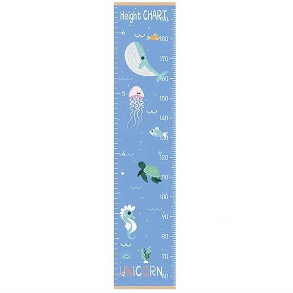 Cartoon Children's Height Measure Wall Hanging Chart, Removable, Easy ...