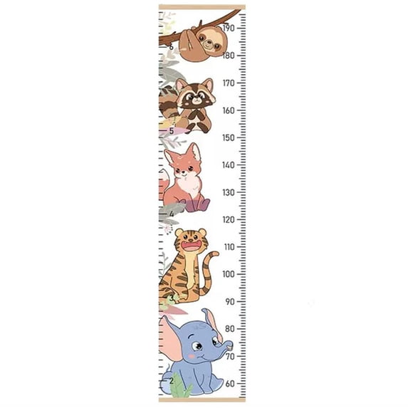 Cartoon Children's Height Measure Wall Hanging Chart, Removable, Easy ...