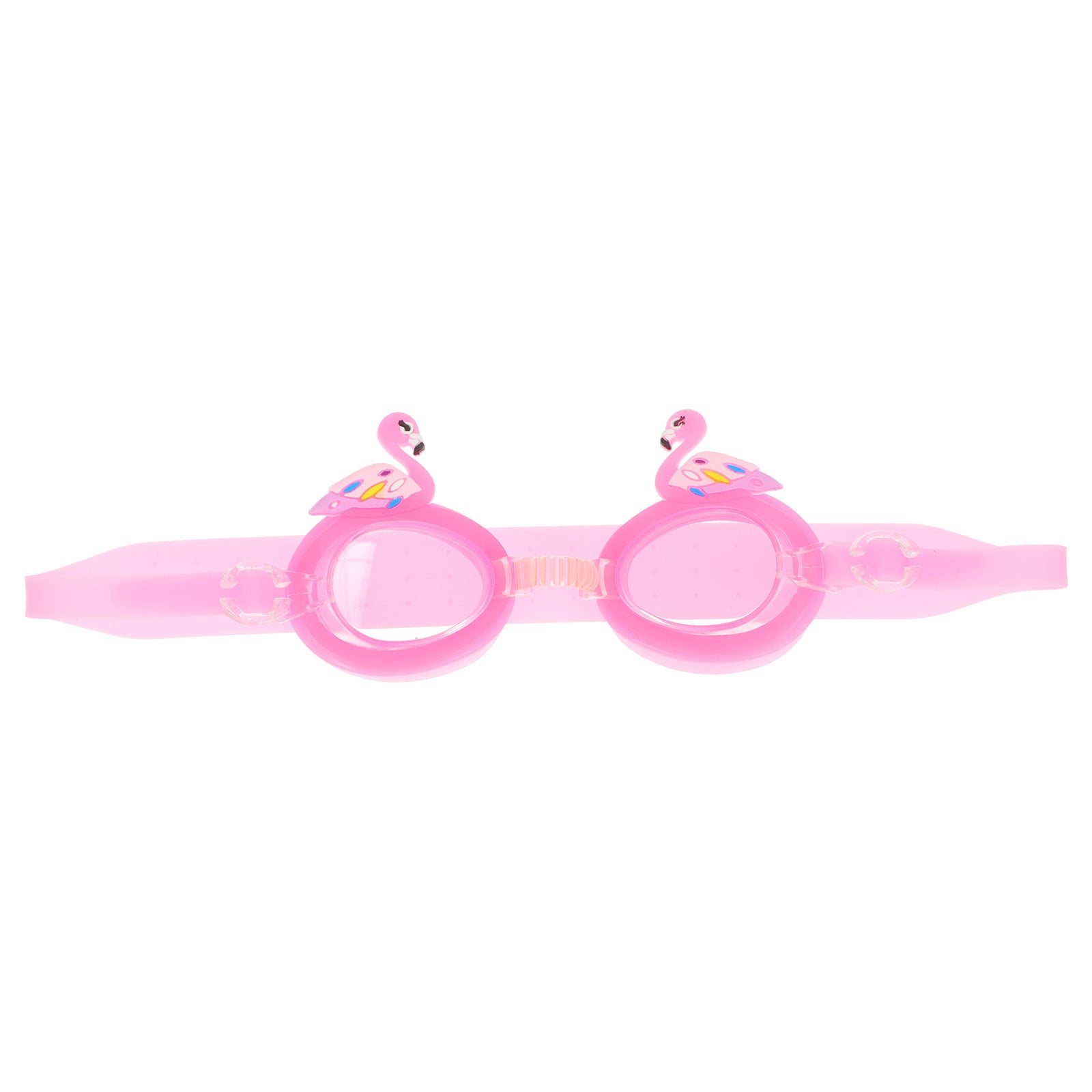 Pink Swim Goggle with Comfortable Silicone Strap for Kids Cartoon ...
