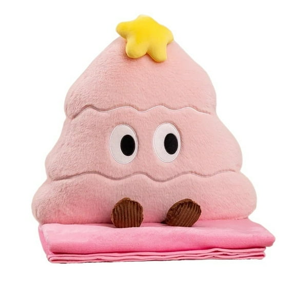 Cartoon Christmas Tree Plush Pillow Stuffed Toys Baby Doll Chair Sofa ...