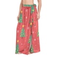 Cartoon Christmas Trees with Stars Women's Swimwear Cover Ups Strappy ...
