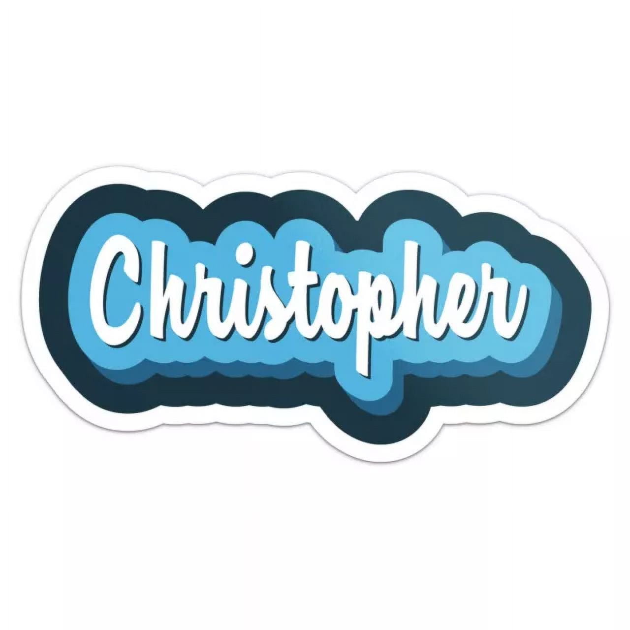 Cartoon Christopher Male Sticker Phone Decal Water Bottle Stickers Car ...