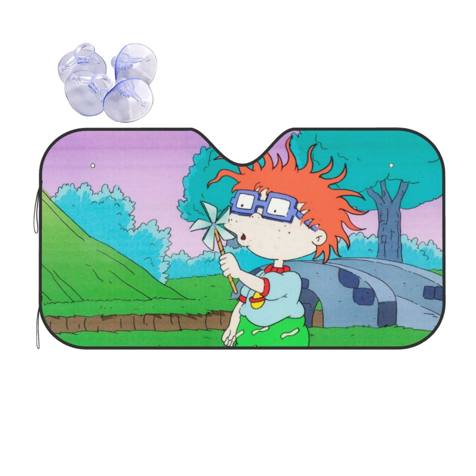 Cartoon Chuckie Rugrats Car Sunshade Accessories Automotive Front ...