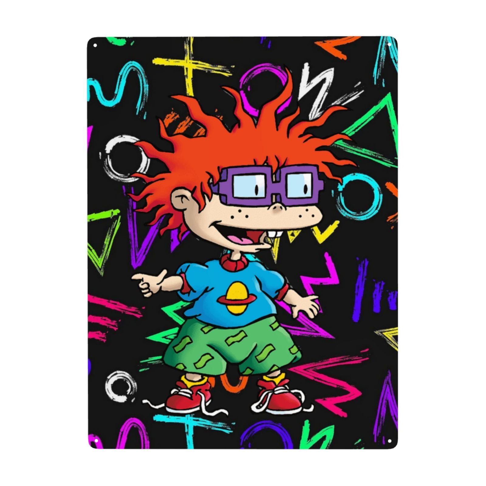 Cartoon Chuckie Rugrats Metal Sign Decor 30x40cm Wall Art Sign for Home ...