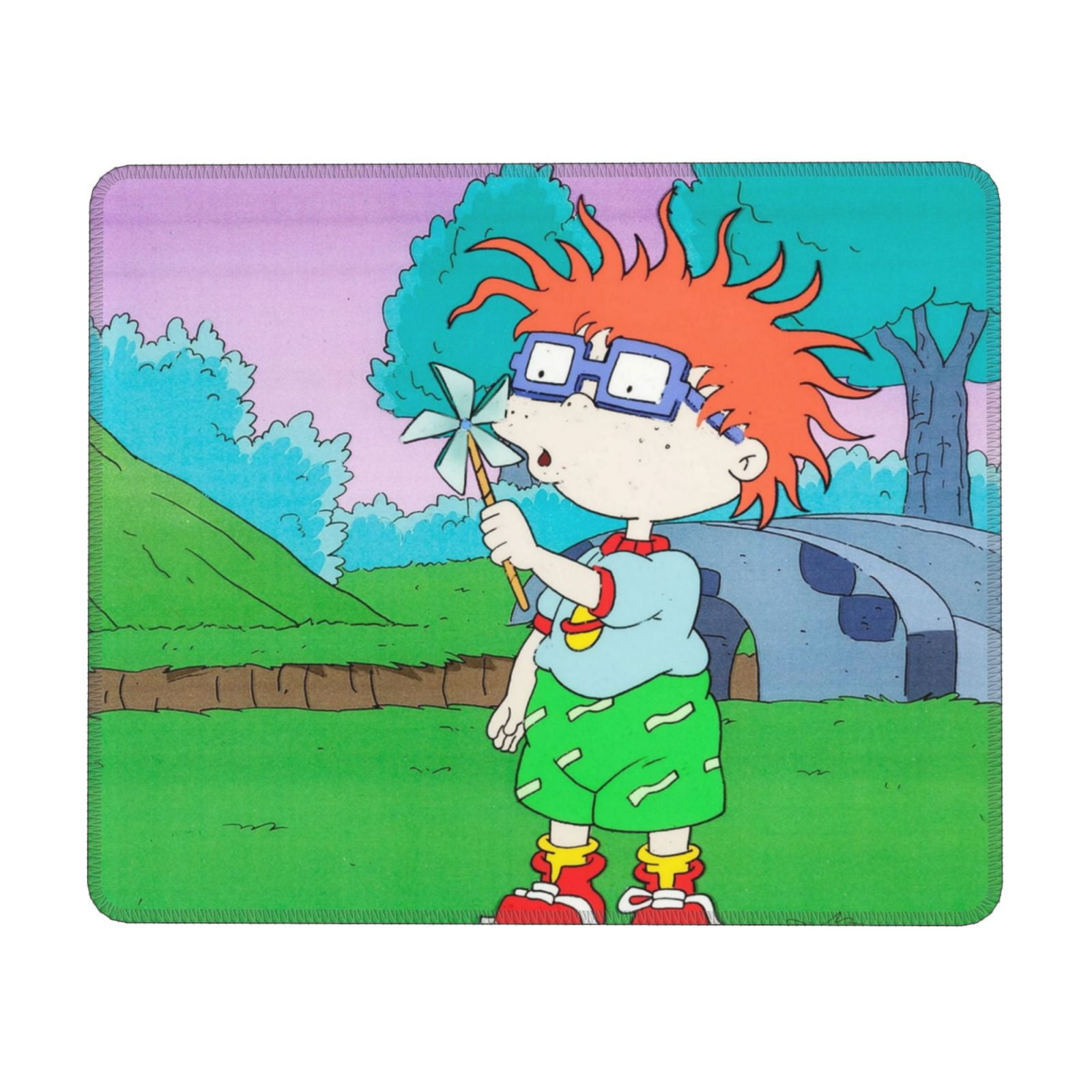 Cartoon Chuckie Rugrats Mouse Pad Non-Slip Rubber Base Mousepad Desktop ...