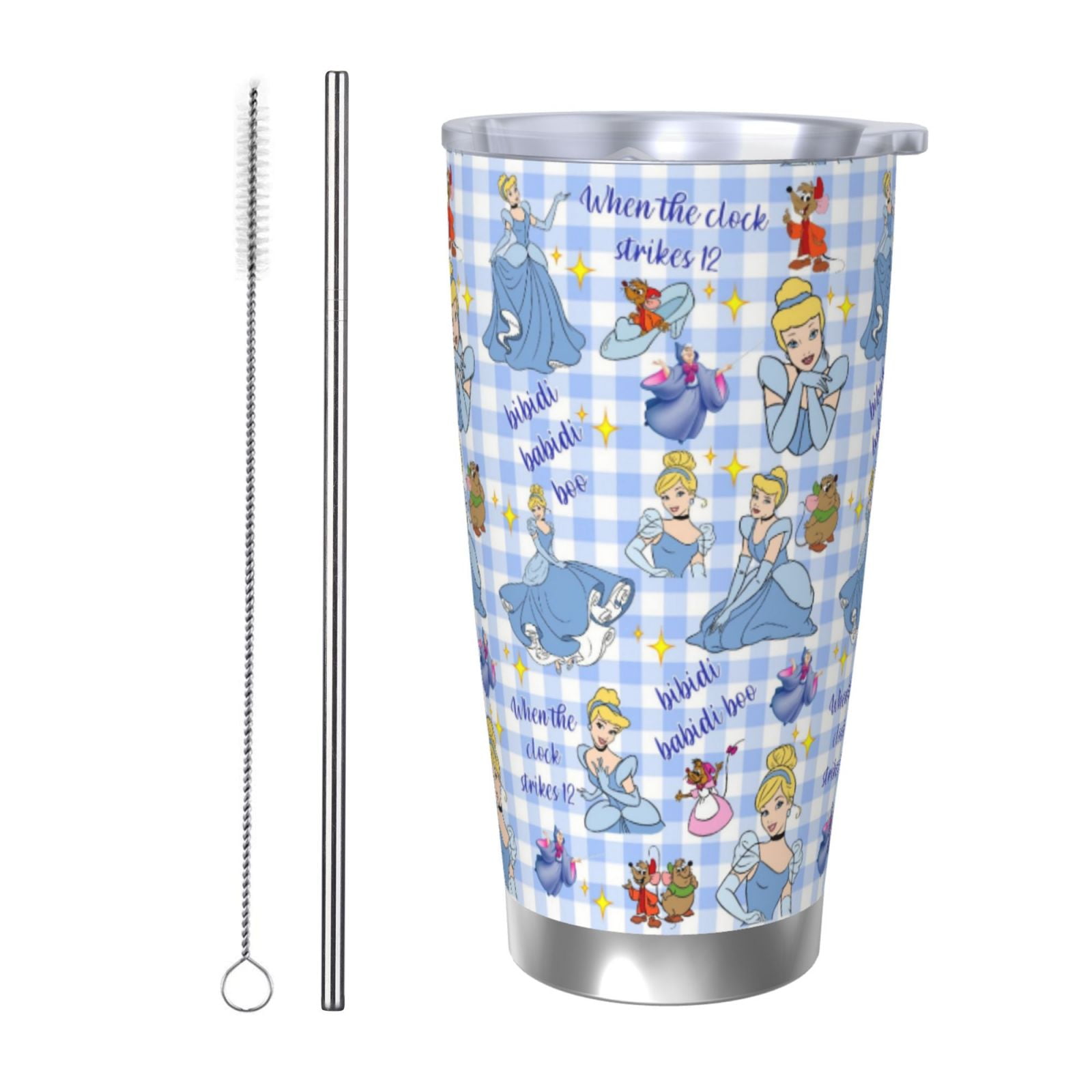 Cartoon Cinderella Classic Princess Water Bottle,Coffee Cups,20oz ...