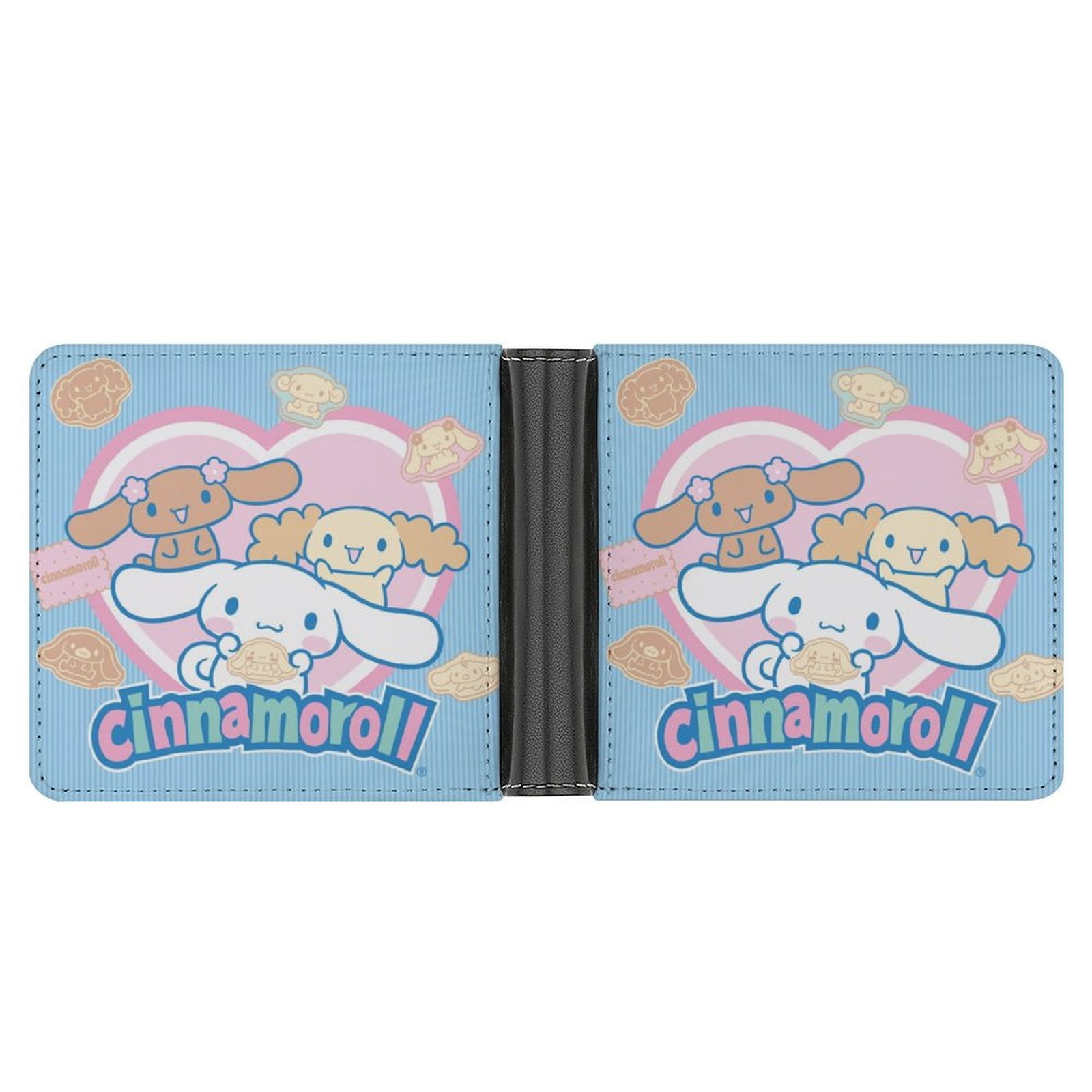 Cartoon Cinnamoroll Funny Billfold Wallet Credit Card Holder Slim ...