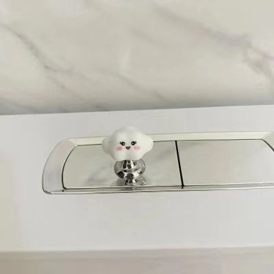 Cartoon Cloud Toilet Flush Button - Universal Manicure Water Tank ...