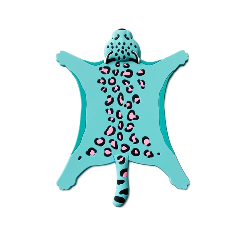 Cartoon Coaster Heat-resistant Non-slip Silicone Leopard Cartoon Heat ...