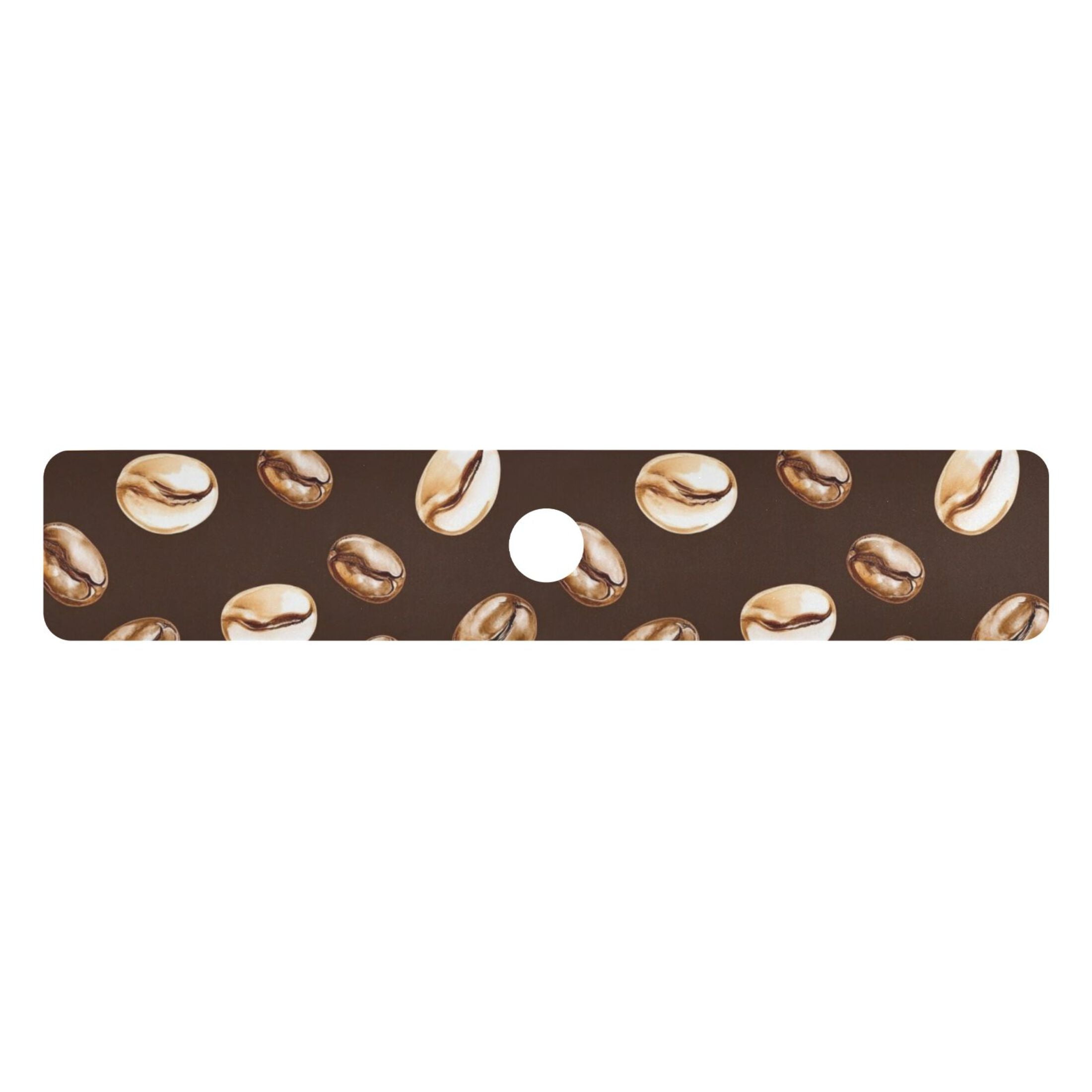 Cartoon Coffee Bean Kitchen Sink Splash Guard, Silicone Sink Faucet Mat ...