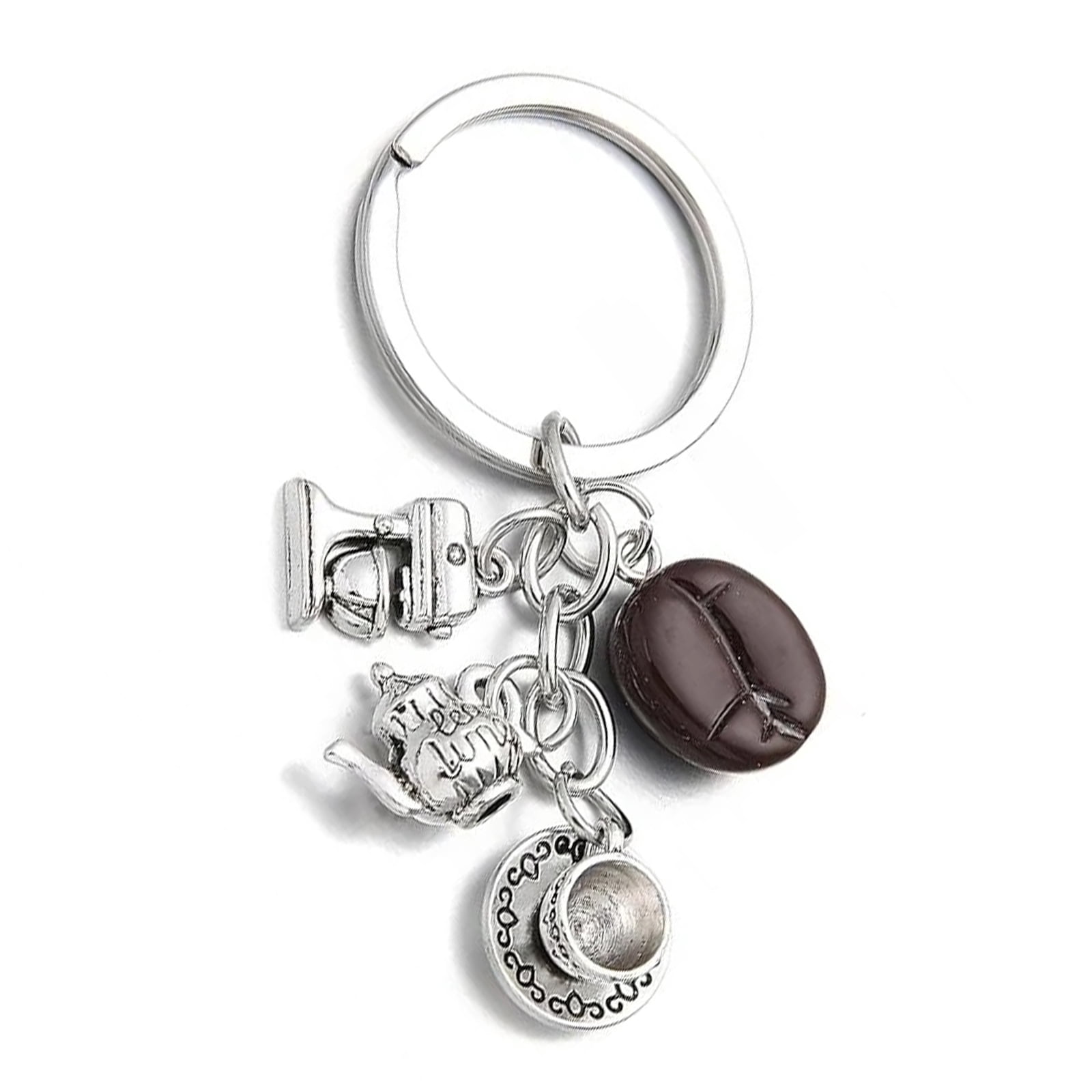 Cartoon Coffee Themed Key Holder With Detailed Bean Design Functional ...