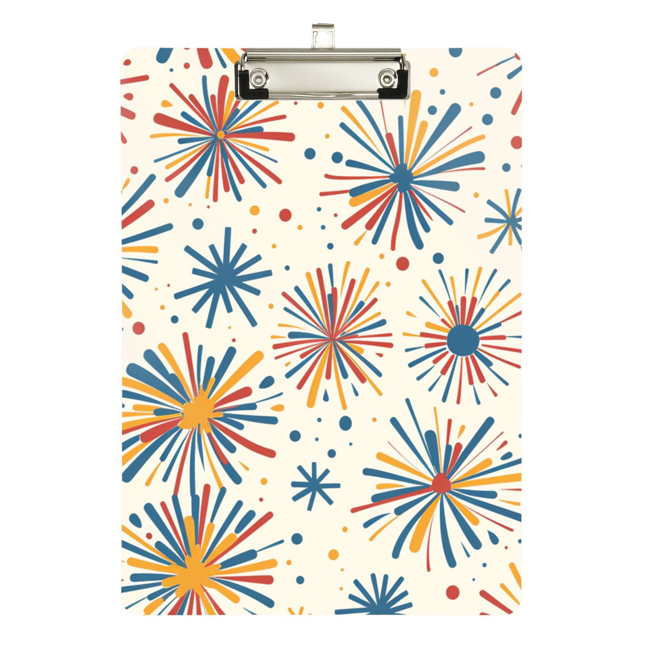 Cartoon Colorful Fireworks Acrylic Clipboard Drawing Board Clipboard ...