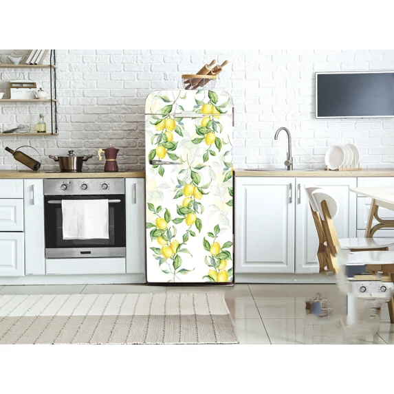 Cartoon Colorful Ice Cream Refrigerator Magnet Wallpaper Sweet Dessert ...