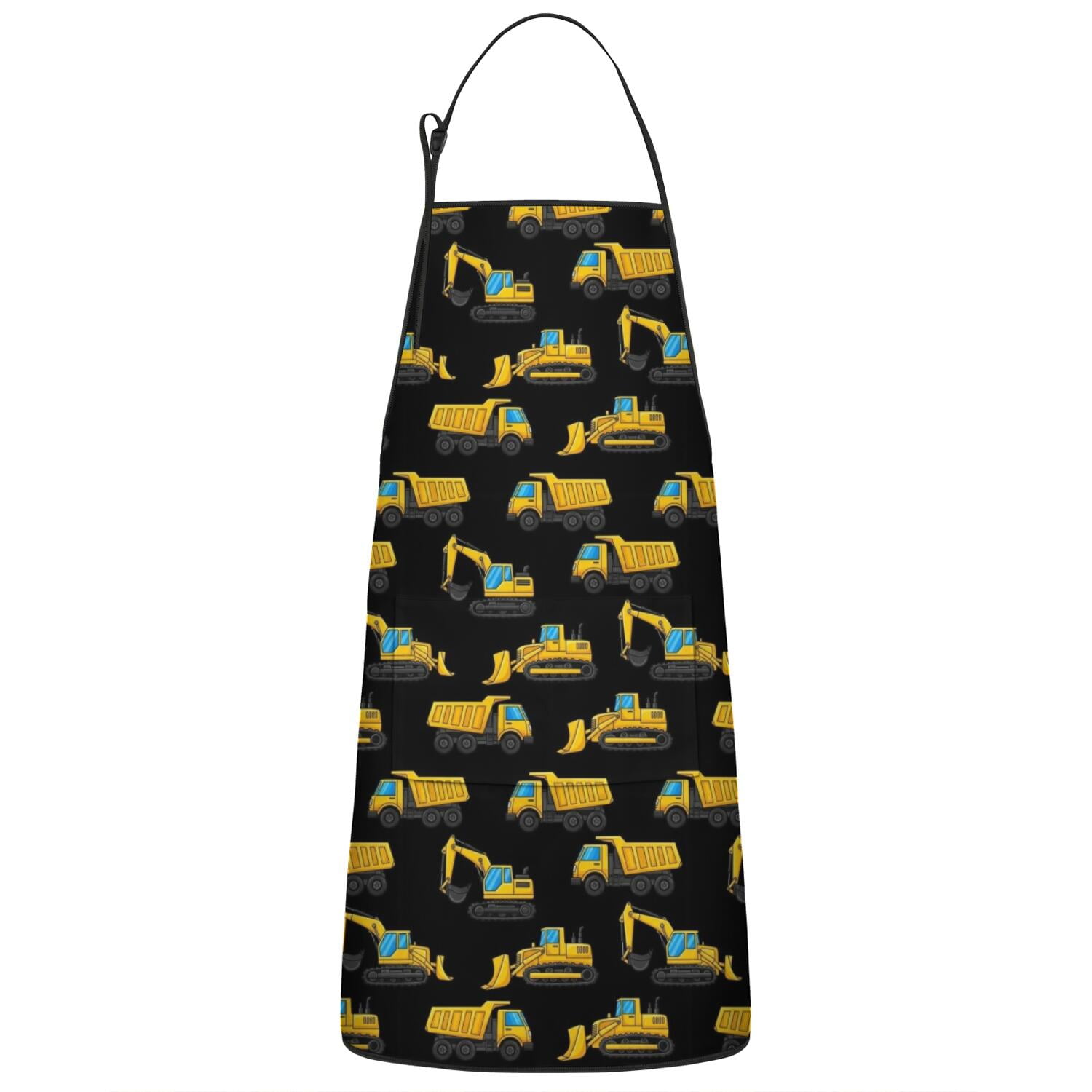 Cartoon Construction Vehicles Excavators Apron-Garden Aprons for Women ...