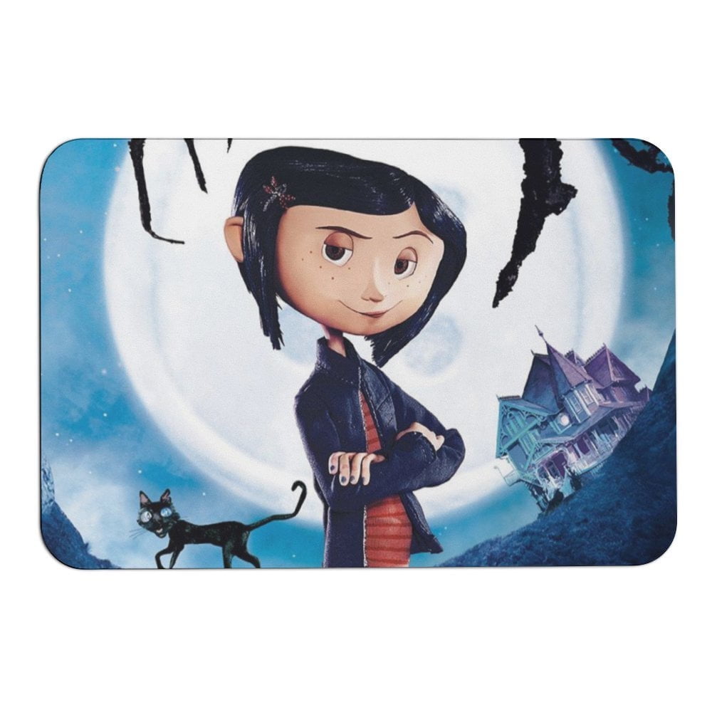 Cartoon Coraline Diatom Mud Mat Non Slip Soft Floor Rugs Doormat Super ...