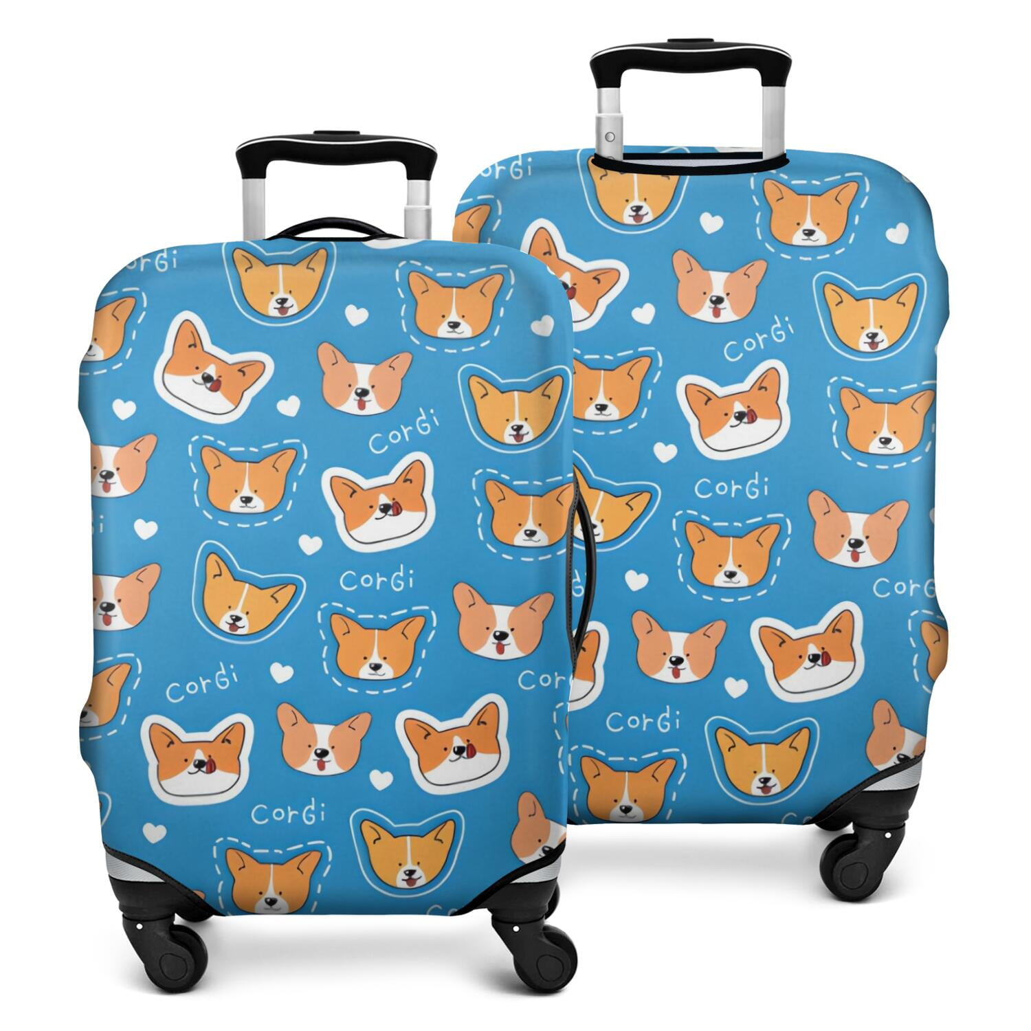 Cartoon Corgi Luggage Cover Fashion Suitcase Cover Baggage Covers Fit ...
