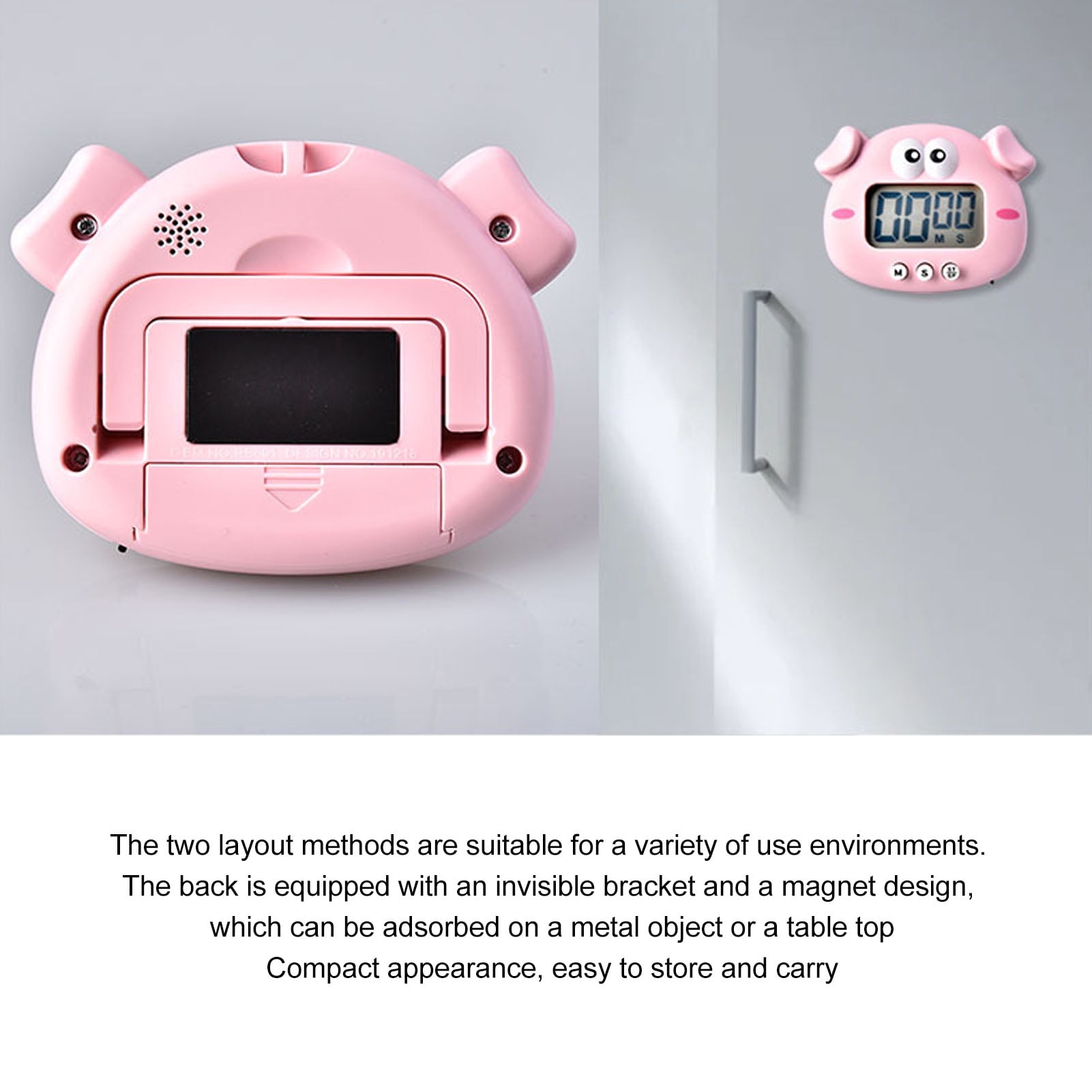 Cartoon Countdown Timer, Digital Kitchen School Timer, Easy To Use ...