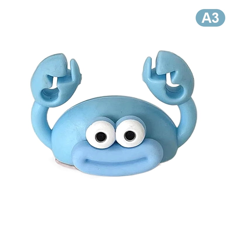 Cartoon Crab Cable Holder Desktop Winder Wire Organizer Holder Self ...