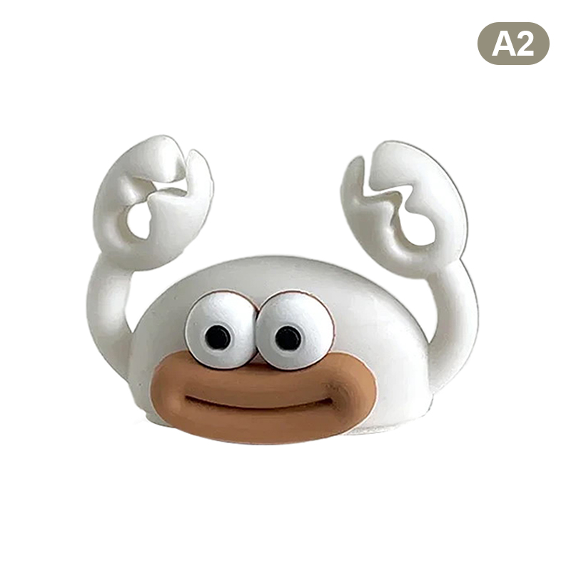 Cartoon Crab Cable Holder Desktop Winder Wire Organizer Holder Self ...