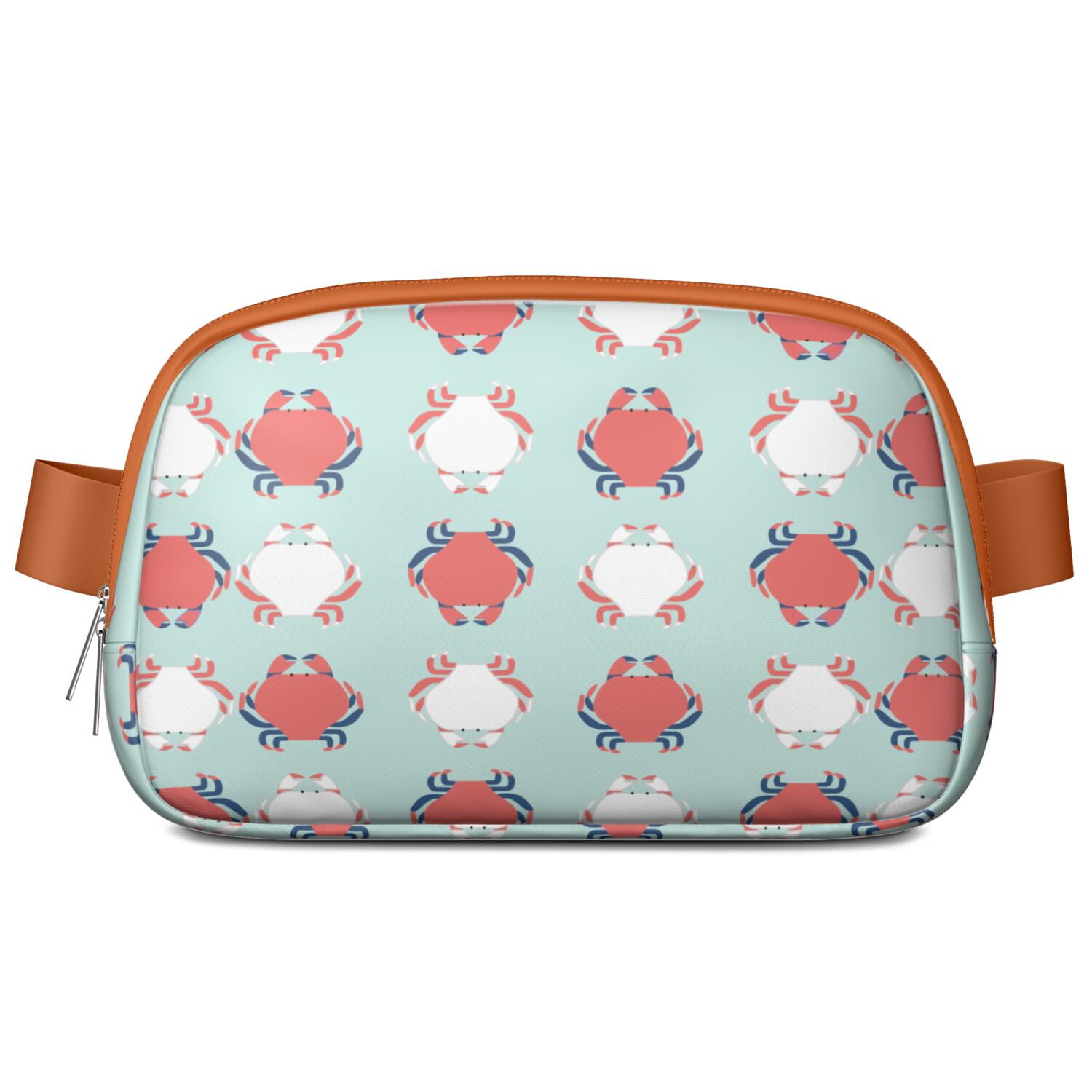 Cartoon Crab Fanny Pack for Women – Cute Tropical Sea Life Waist Bag ...