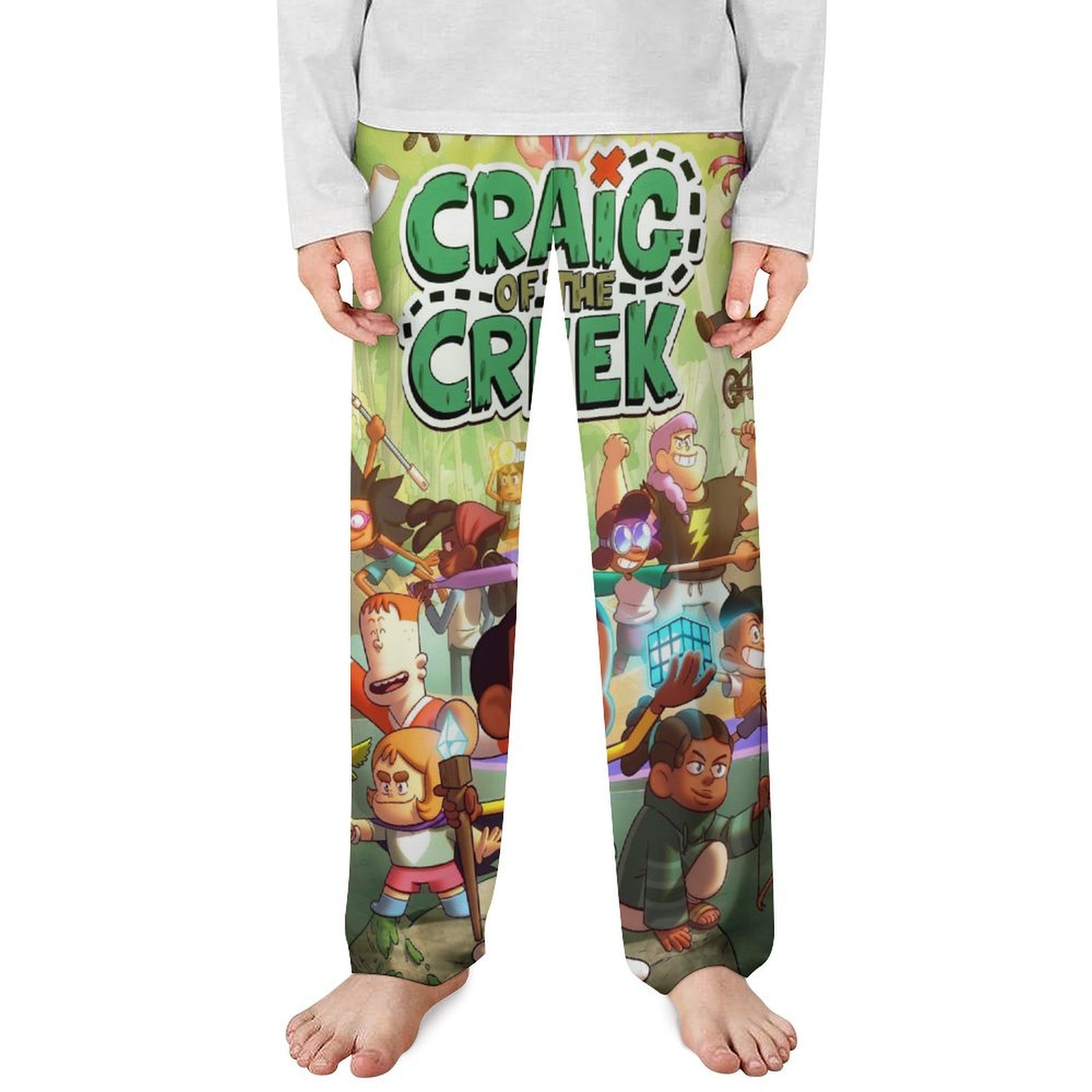 Cartoon Craig of The Creek Soft Pajamas For Kids Comfy Cozy Lounge ...