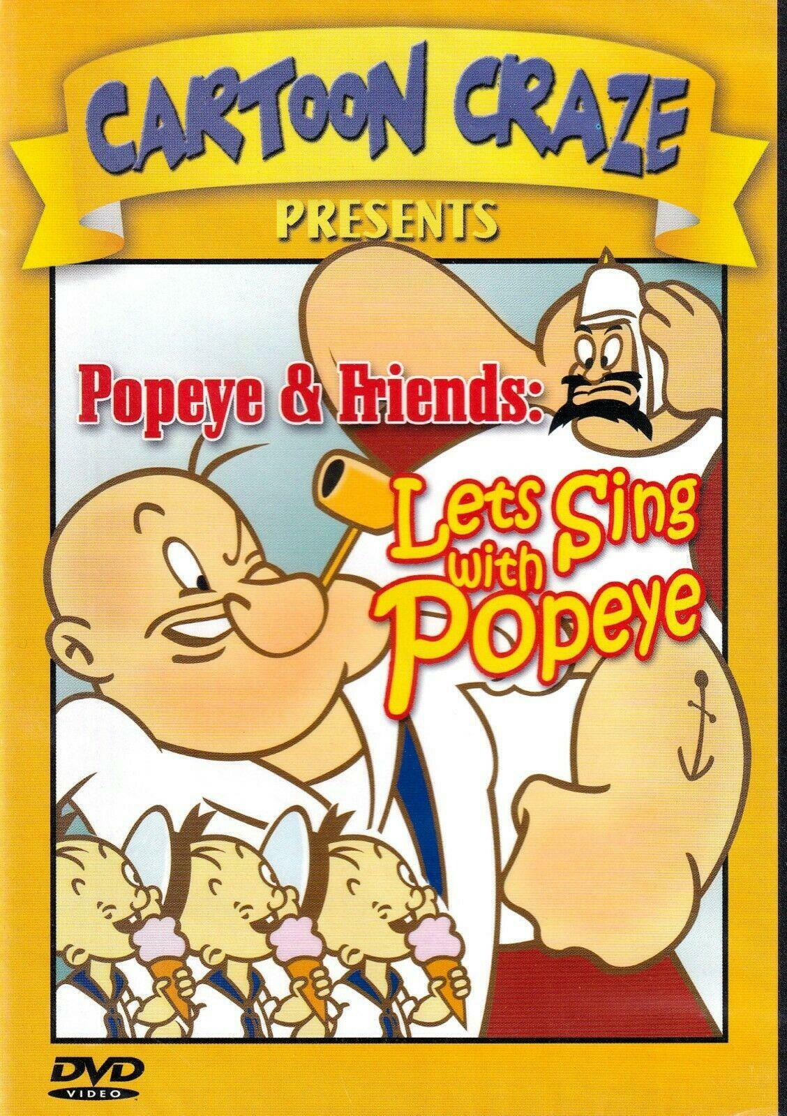 Cartoon Craze Popeye & Friends: Lets Sing with Popeye - Walmart.com