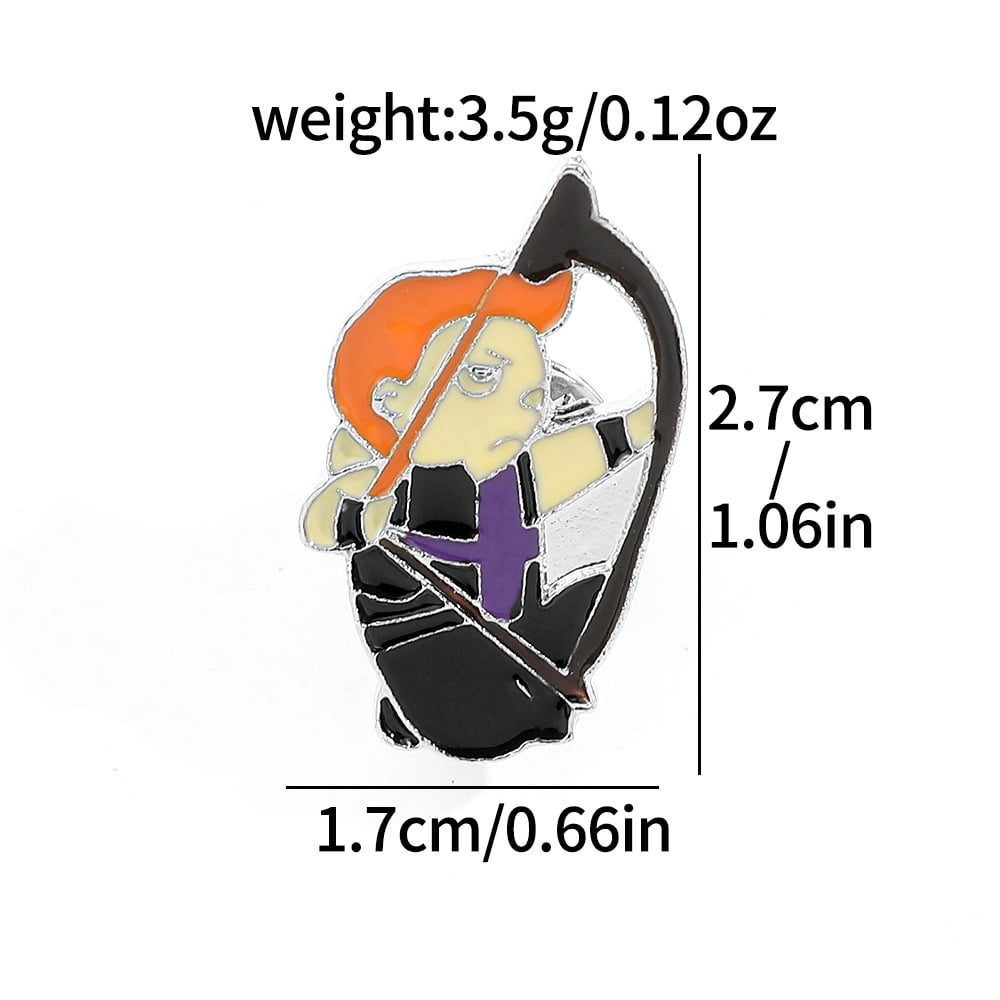 Cartoon Creative Marvel Superhero Alloy Brooch Avengers Character Metal ...