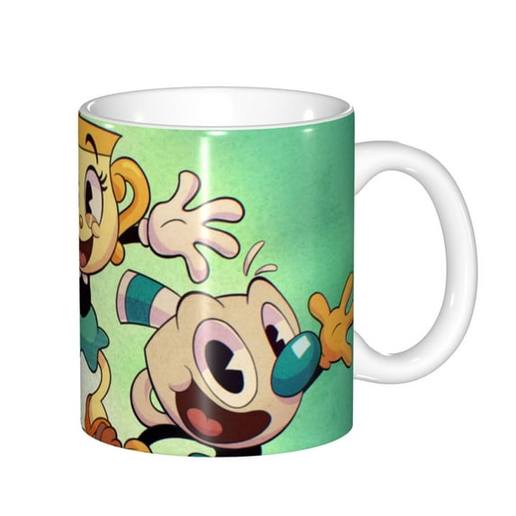 Cartoon Cuphead Show Ceramic Mug Fashion Coffee Mug Tea Cup Water Cup ...