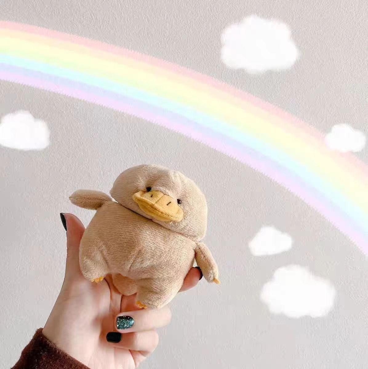 Cartoon Cute 3D Plush Duck Hand Warmer Silicone Bluetooth Wireless ...