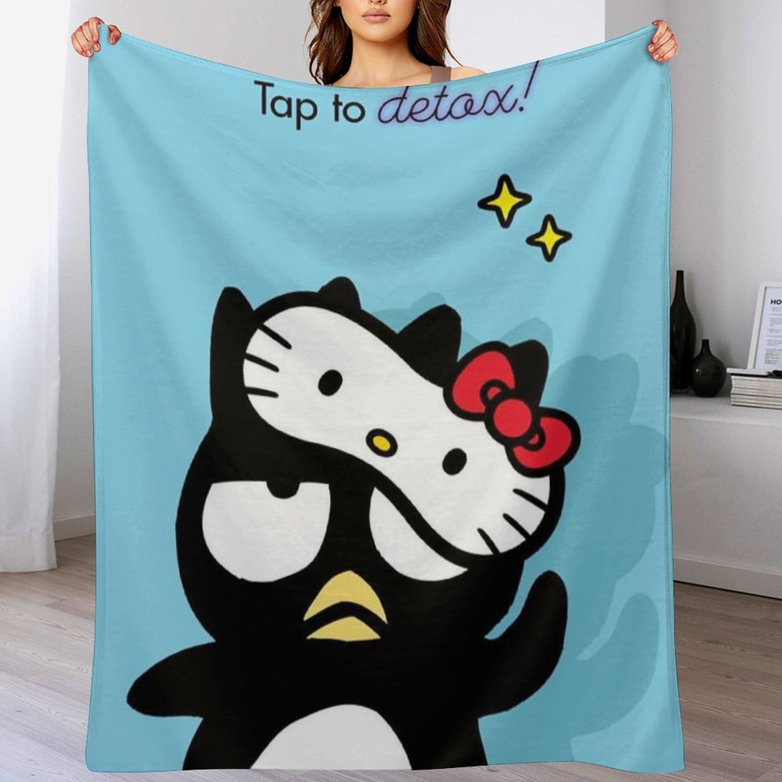 Cartoon Cute Blanket Warm Cozy Plush Throw Blankets Ultra Soft Flannel ...