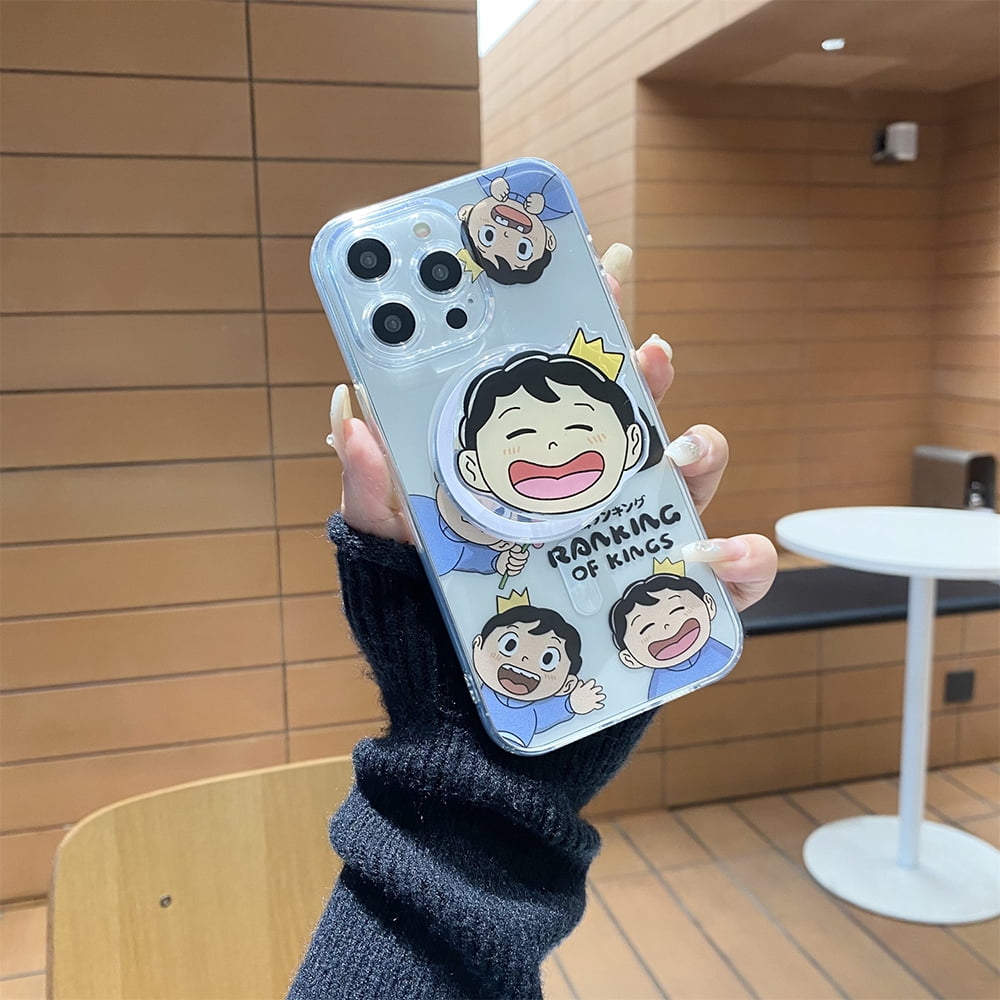 Cartoon Cute Bojjis for Magsafe Magnetic Bracket Phone Case for IPhone ...