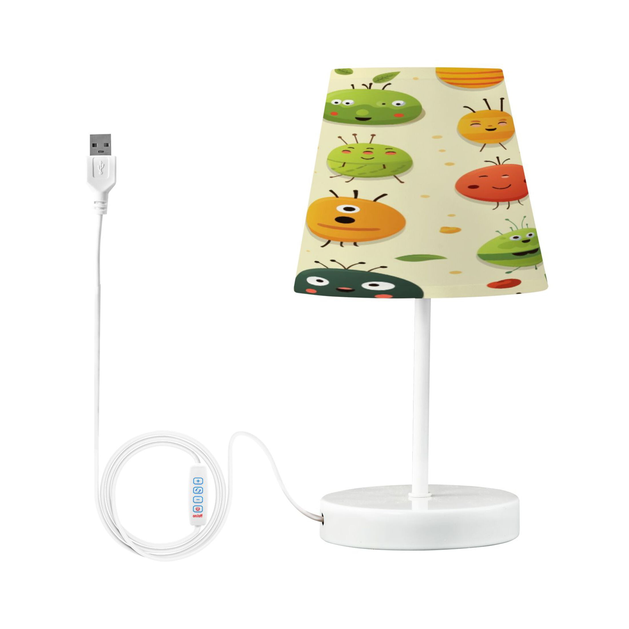Cartoon Cute Bug Desk Lamp LED Table Nightstand Lamps with 3 Color ...